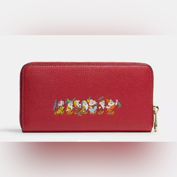 Coach | Bags | Disney X Coach Long Zip Around Wallet Who Is The Fairest ...